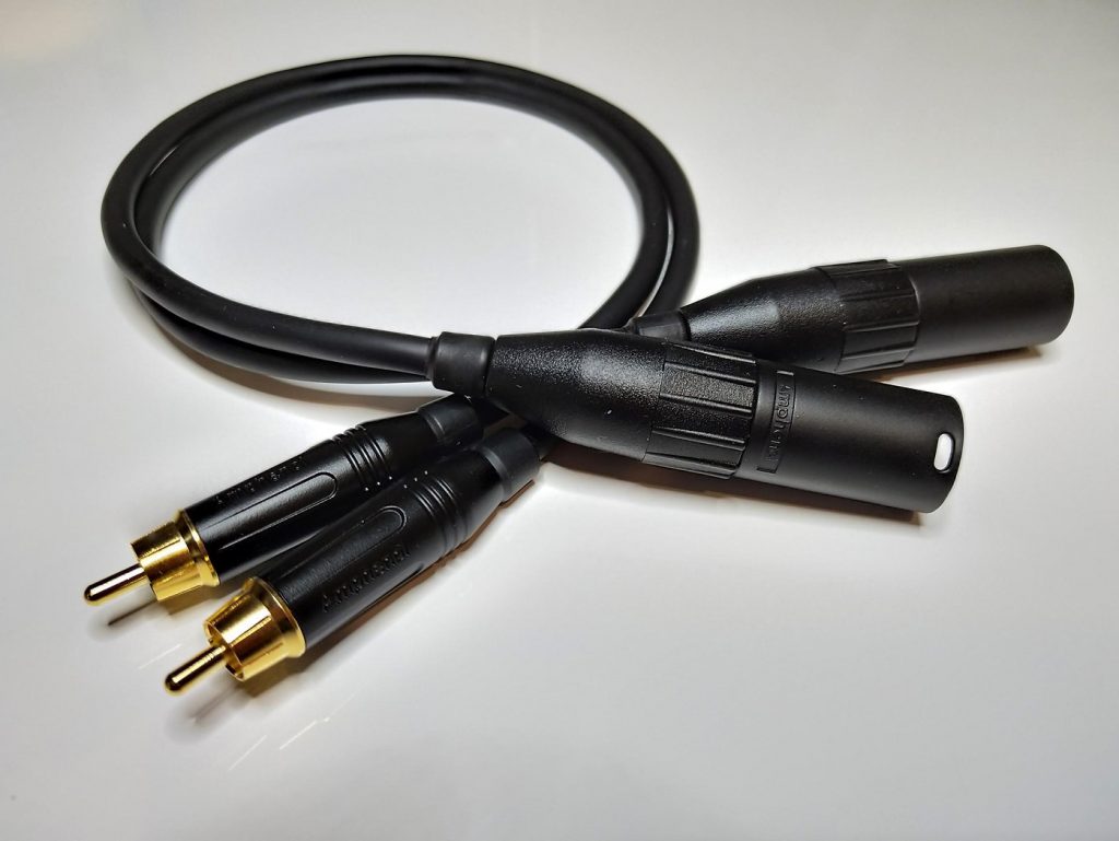 Male XLR to RCA Cable – March Audio